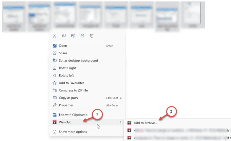 How to merge or combine RAR files in Windows 11/10