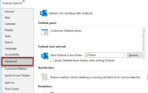 How to move navigation bar in Outlook back to bottom in MS 365