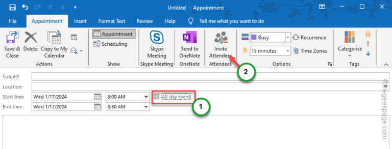 How to create meeting request in MS Outlook