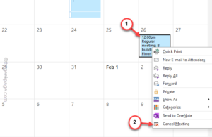 How to cancel a meeting in Microsoft Outlook