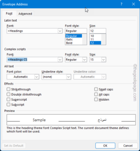 How to Mail Merge Envelopes in Microsoft Office 365