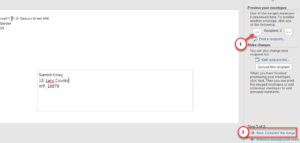 How to Mail Merge Envelopes in Microsoft Office 365