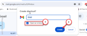 How to get Gmail directly in Windows 11