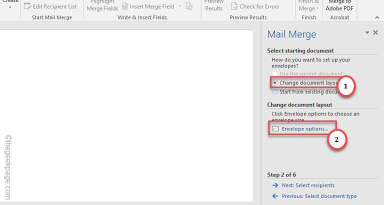 How to Mail Merge Envelopes in Microsoft Office 365