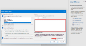 How to Mail Merge Envelopes in Microsoft Office 365