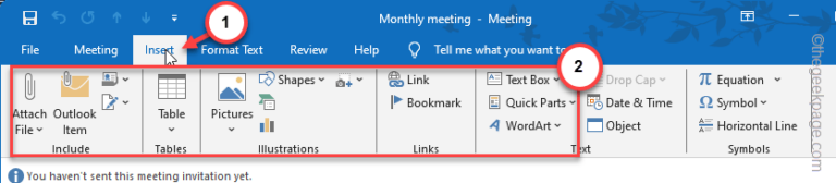 How to create meeting request in MS Outlook