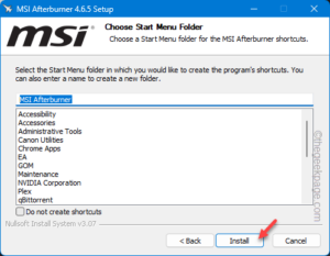 MSI Afterburner failed to start scanning issue : Fix