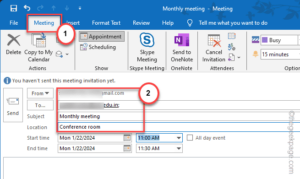 How to Create a recurring meeting in MS Outlook