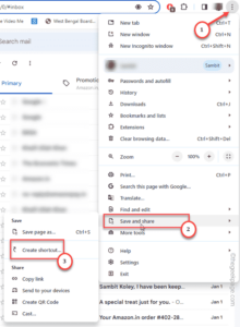 How to get Gmail directly in Windows 11
