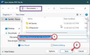 How to fix Adobe Acrobat Save as Blank Issue