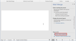 How to Mail Merge Envelopes in Microsoft Office 365