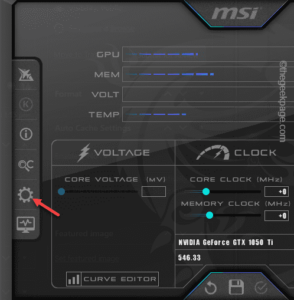 MSI Afterburner failed to start scanning issue : Fix