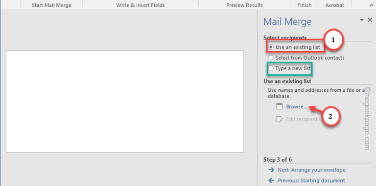 How to Mail Merge Envelopes in Microsoft Office 365