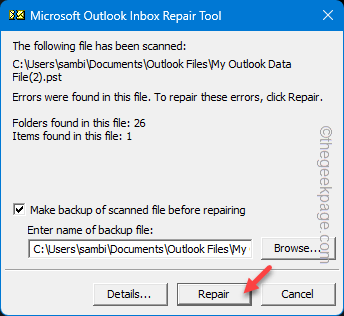 Microsoft Outlook out of memory or system resources : Fix