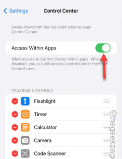 Control Center in not working in iPhone : Fix