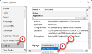 Outlook add-ins missing or not working : Here is the Fix