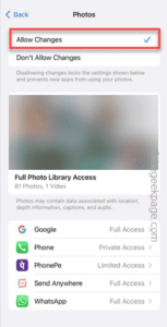 Cannot allow access to camera and microphone in iPhone