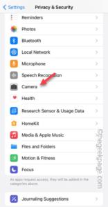 Cannot allow access to camera and microphone in iPhone