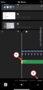 An error occurred during export in iMovie : Fix