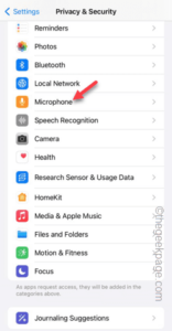 Cannot allow access to camera and microphone in iPhone