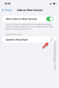 How to stop iPad from ringing whenever iPhone rings