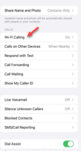 Show my caller ID stuck on spinning wheel: Fix
