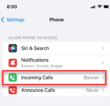 Incoming call not showing on iPhone screen: Fix