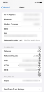 An update is required for data on iPhone: Fix