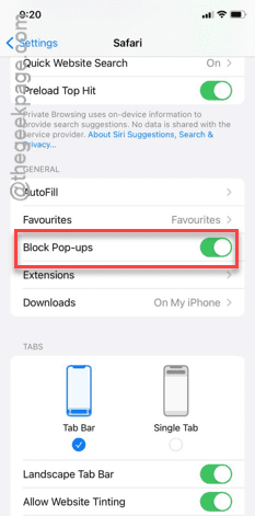 Safari pop up blocker not blocking ads in iPhone: Fix
