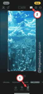 Top portion of lock screen wallpaper is blurred in iPhone: Fix