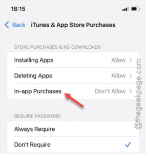 In-App Purchases not allowed in iPhone: Fix