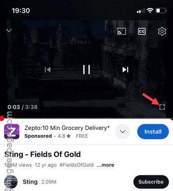 YouTube full screen not working on iPhone: Fix