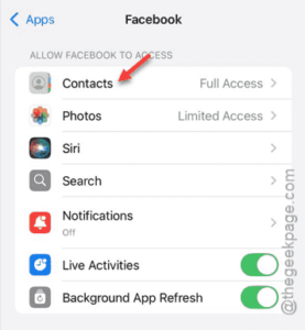 Contacts syncing automatically from phone to Facebook - Fix