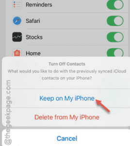 Unable to save contacts in iPhone - How to fix