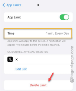 You have reached your limit on iPhone - Fix