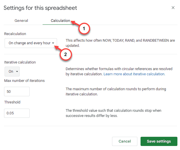 Formulas not working on Google Sheets - How to fix