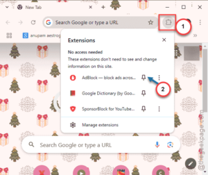 Chrome extensions not showing in toolbar - How to fix
