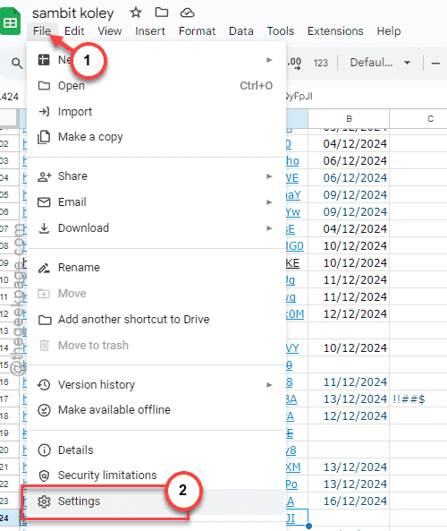 Formulas not working on Google Sheets - How to fix