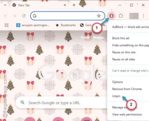 Chrome extensions not showing in toolbar - How to fix