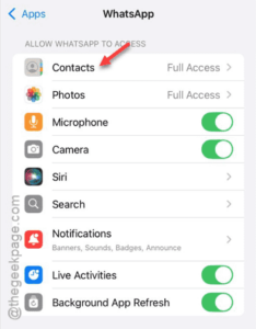 WhatsApp contact name is not shown on iPhone - How to fix