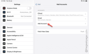 Email not working in iPad - How to fix