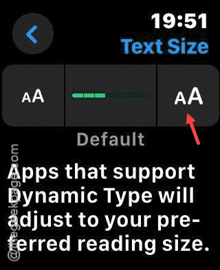 Font size is too small on Apple Watch - How to fix