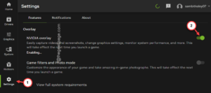 A supported game is required to use this feature error in Nvidia ...