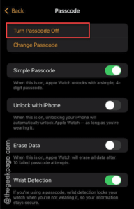 Turn Passcode off Greyed out in Apple Watch - How to fix