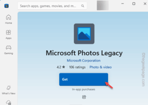 Not Implemented error while opening Photos on Windows 11, 10