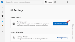 Not Implemented error while opening Photos on Windows 11, 10