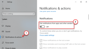 Action Center keeps popping up in Windows 11