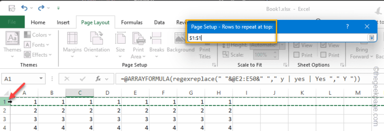 Can't print frozen rows or columns on succeeding pages on Excel - How ...