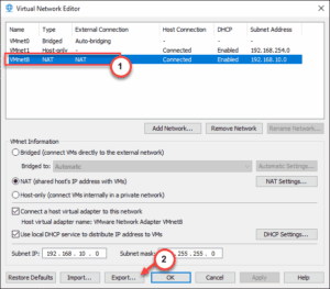 VMWare NAT Service terminated unexpectedly - How to fix
