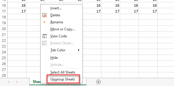 This action won't work in multiple section error message in Excel - How to fix